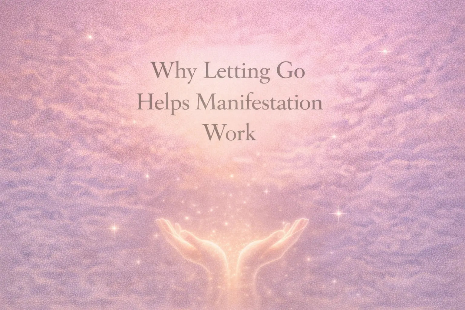 Why Letting Go Helps Manifestation Work – VITA & ZAIDA